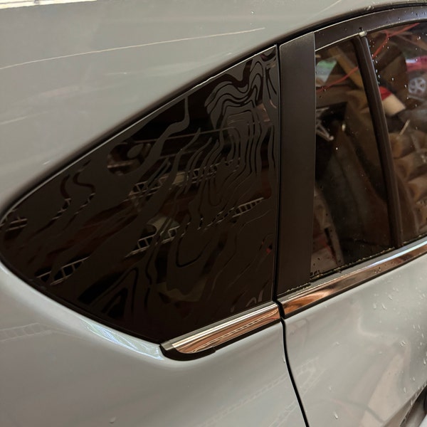 Fits 2018-2023 Subaru Crosstrek Rear Side Window Topographic Map Decal ...