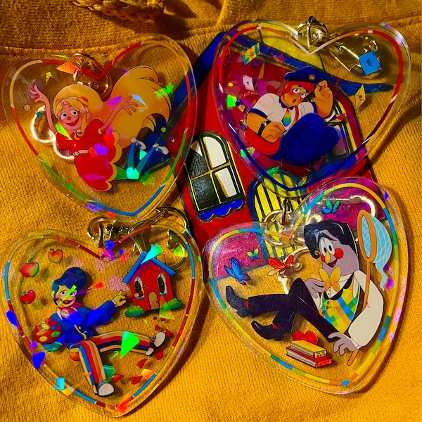 Julie Joyful (welcome Home) Two-sided Holographic Charm - Etsy