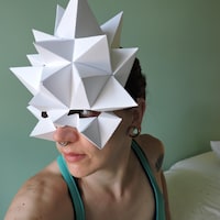 MEDUSA Mask - Make Your Own Medusa With This Low-poly Paper Mask ...