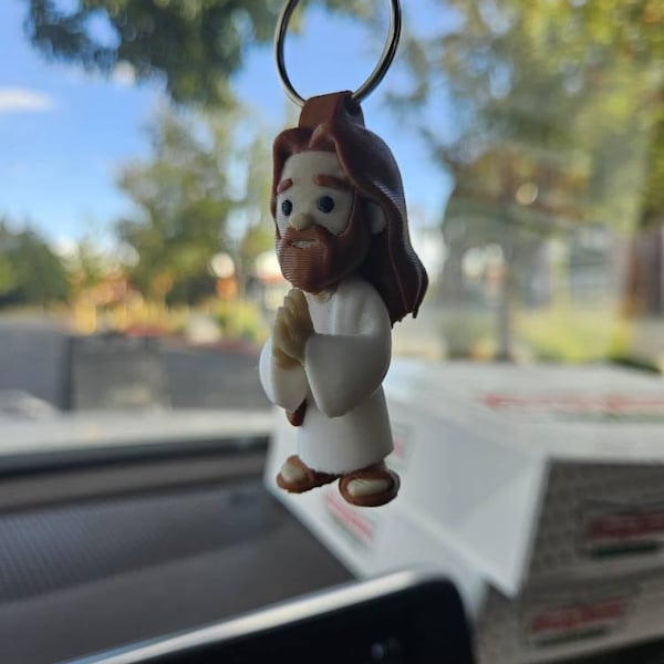 3d-printed Miniature Jesus Figurine – A Modern Symbol of Faith- Pocket ...