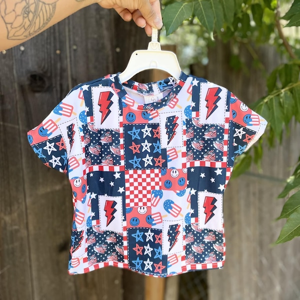 Boxy T-shirt Pdf Pattern | Oversize Tee | CROPPED and REGULAR Length ...