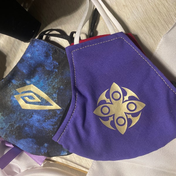 Genshin Impact Inspired HTV Face Masks *made to Order* - Etsy