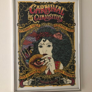 Circus Poster Vintage Style Carnival Print Contortionist - Etsy