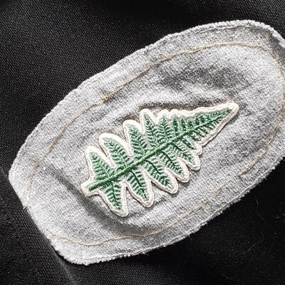 Fern Plant Patch Botanical Cottagecore Iron on Patch Embroidered ...