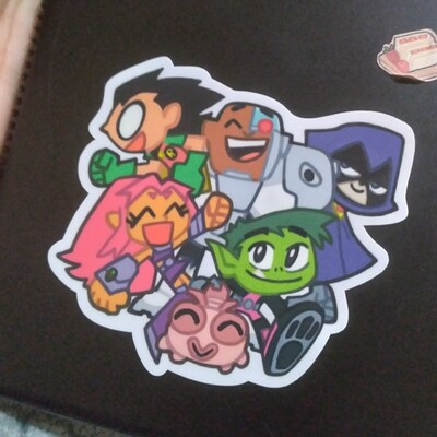 Teen Titans Go Sticker, Teen Titans Laptop Decal, Teen Titans, Titans ...
