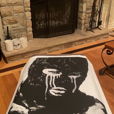 Life is Beautiful Banksy Street Art Grafitti Flat Canvas Print - Etsy