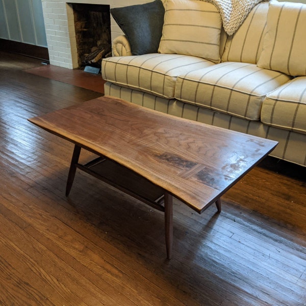 Solid Walnut Record Vinyl Storage Unit or End Table Bookcase Mid ...
