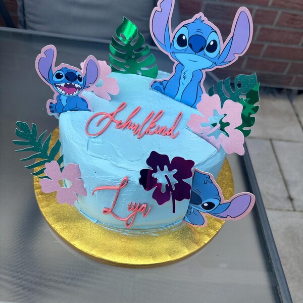 Personalised Bow Themed Cake Topper Package - Etsy