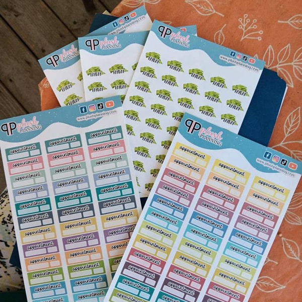 IEP Meeting Box Planner Stickers, Appointment Stickers, Meeting ...