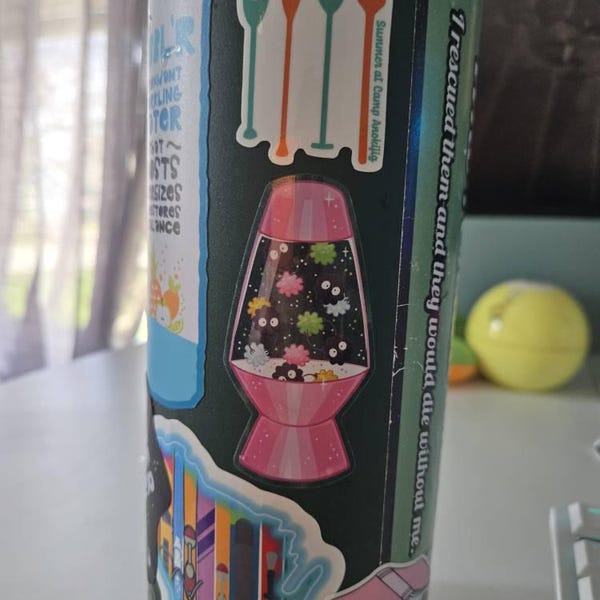 Japanese Fantasy Lava Lamp Stickers: Fire Demon, Candy Sprites ...