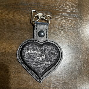 Memory Keychain Made From a Loved Ones Clothing - Etsy