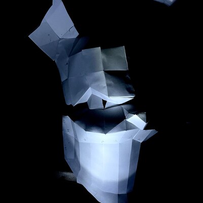 Military Gas Papercraft Mask, Gas Mask Template, DIY Paper Mask,low ...