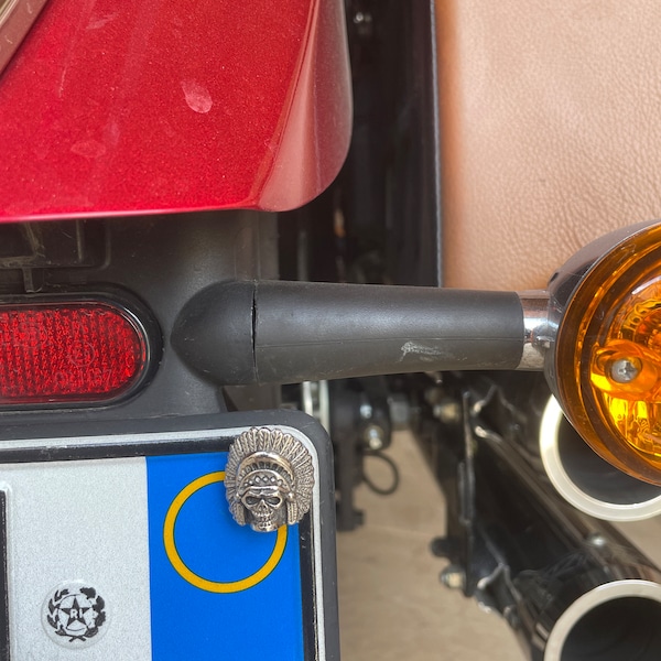 2 Metal License Plate Custom Bolts,middle Finger,flip Off,screw ...