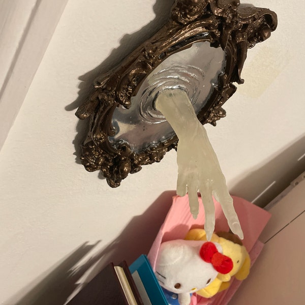 Spectral Hand Wall Plaque, Glow in the Dark Resin | Victorian Gothic ...