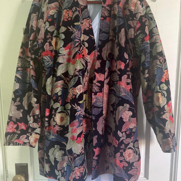 Vintage Patchwork Silk Kantha Handmade Jacket - Etsy