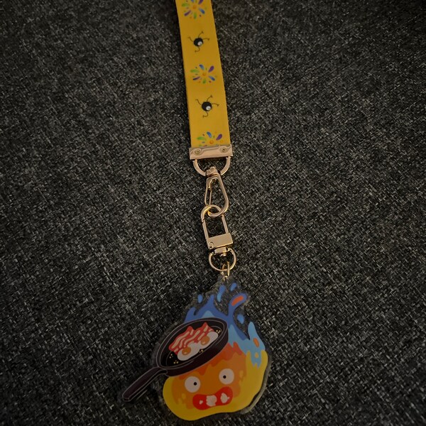 Calcifer Keycap, Studio Ghibli Keycap, Artisan Keycap, Howl's Moving ...