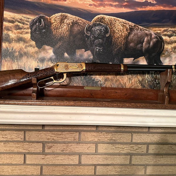 Mantle Style Gun Display Rack for 30-30 or Rifle - Etsy