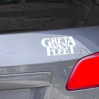 Greta Van Fleet Inspired Gold Decal - Etsy