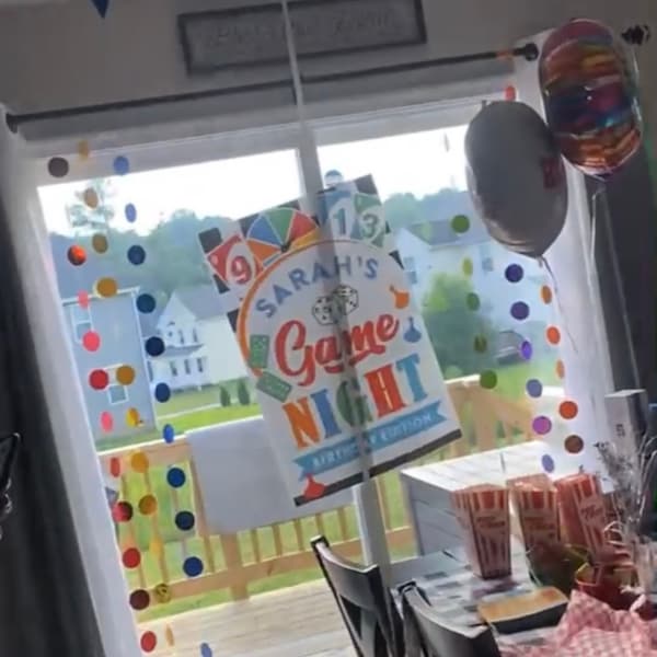 Game Night Party - Printable Poster, Birthday Party Decorations, Family ...