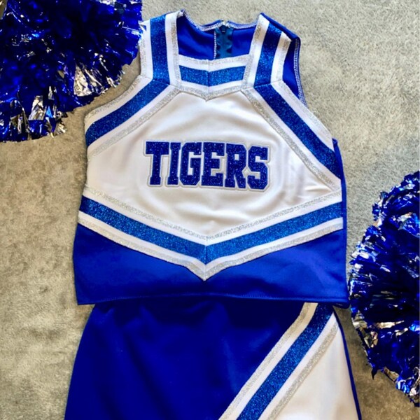 Black/white Cheer Uniform, Custom Cheer Uniform, Custom Colors Uniform ...