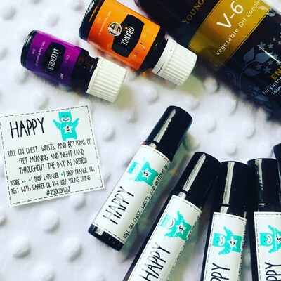 DOTERRA Baby Blends PRINTABLE Roller Bottle Labels, Doterra Label ...