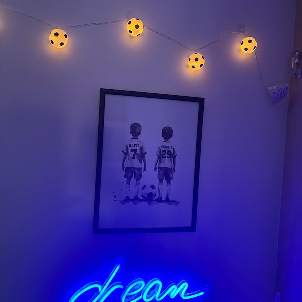 Soccer Wall Art, Soccer Poster, Soccer Prints, Navy Boys Room Decor ...