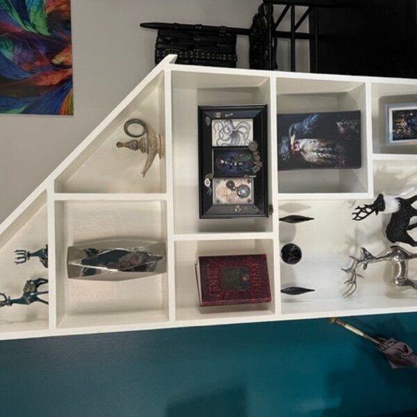 Gothic Santa and His Raven, Framed Canvas Print, Christmas Decor ...