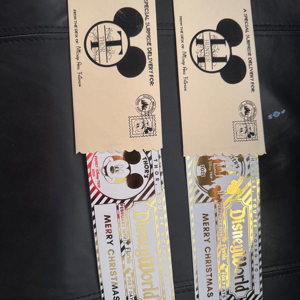 Personalized Gold Foil Concert Ticket With Magnet, Custom Scratch Gift ...