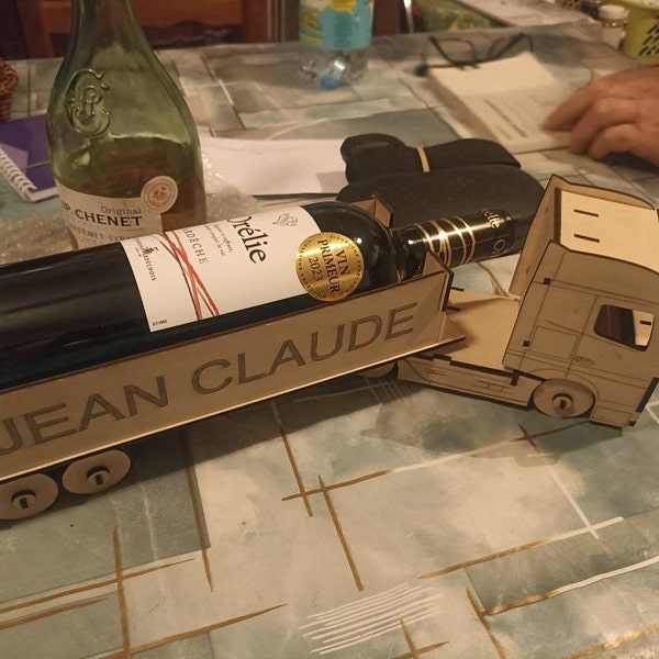 Laser Cut File Vector Bottle Booze Car, CNC, SVG, DXF, Pdf, Cdr, Patern ...