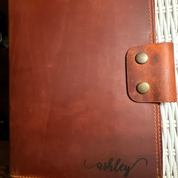 Leather Custom Engraved Journal, Personalized Journal, Custom Journal ...