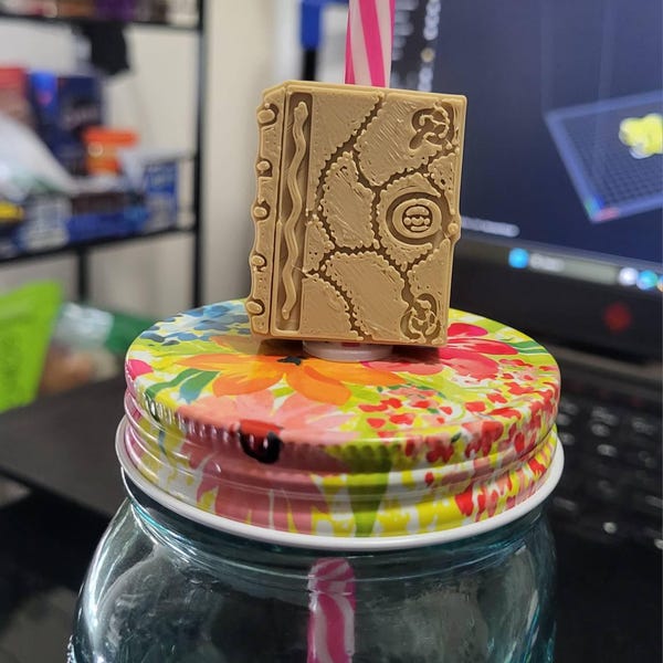 Highland Cow Straw Topper STL File | 3D Print Cup Accessory | Fits ...