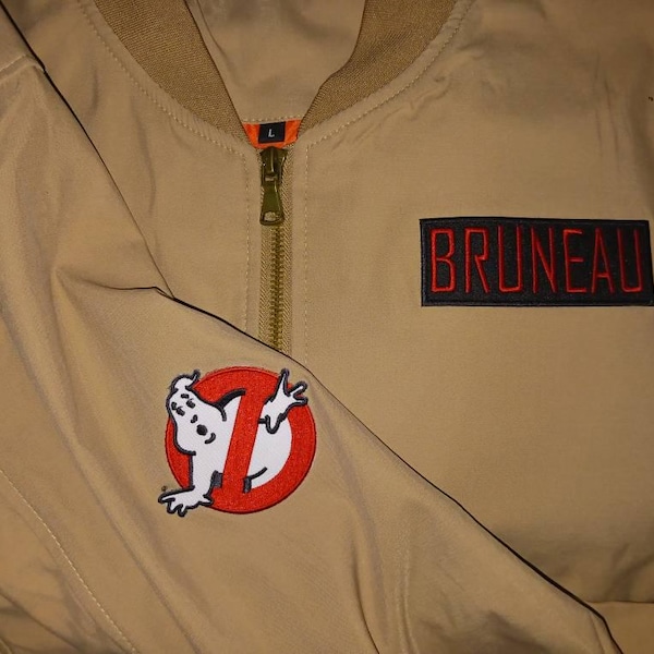 Embroider Custom Patch for Ghostbuster Costume Party Fancy Dress Iron ...