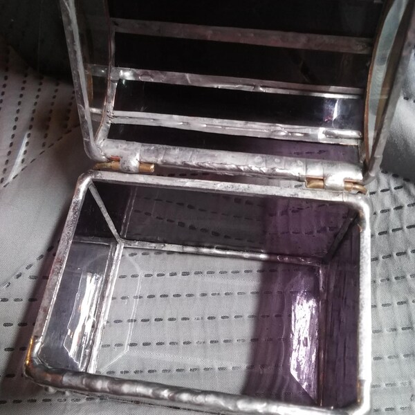 Glass Treasure Chest - Etsy