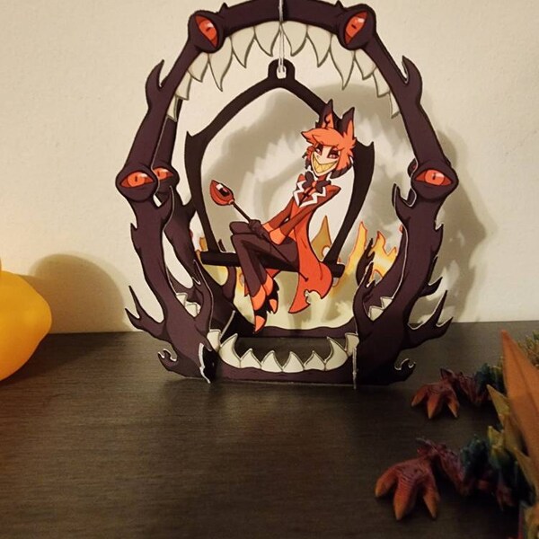 Alastor - Hazbin Hotel Paper Craft Standee - Etsy
