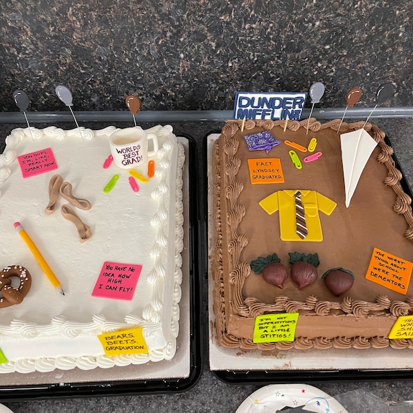 The Office Theme Cake Topper, the Office, Best Boss Cup, Fondant Office ...