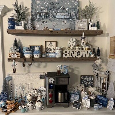 Winter Snowflake Mason Jar Set, Mason Jar Set, Organizers, Snowflake ...