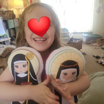 St. Clare of Assisi Stuffed Saint Doll. Saint Gift. Easter - Etsy