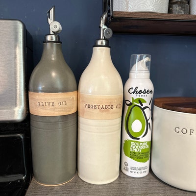 Custom Order/made to Order Customizable Oil Bottles Stoneware Oil ...