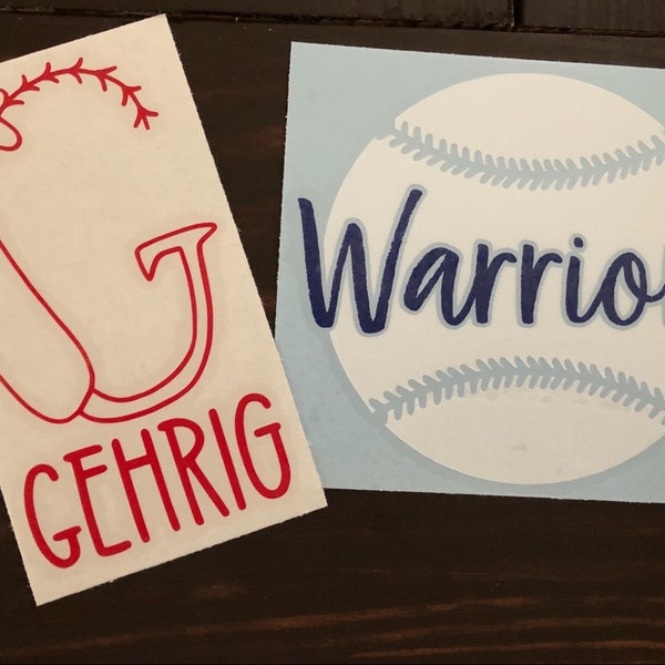 Baseball Decal | Baseball Sticker | Sports Decal | Baseball Team Decal ...