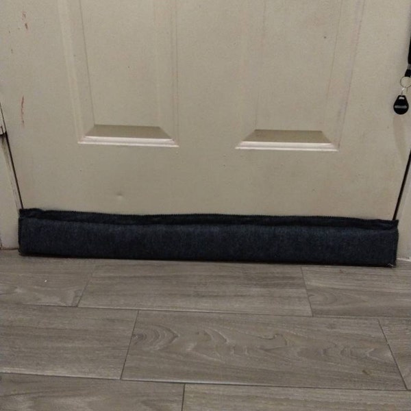 Door Draft Stopper Made of Felt Fabric With 4 Magnets or 4 Adhesive ...