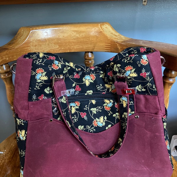 Emilina Handbag With Internal Zipper Pocket Divider PDF Pattern - RLR ...