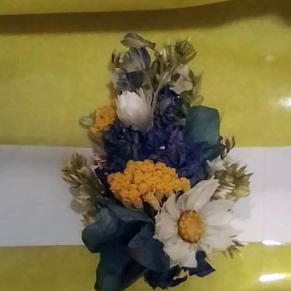 One Floral Hair Clip. Made in Any Colour From Dried Flowers. Festival ...