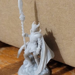 Elf Lancer Miniature 32mm Scale Tabletop Gaming Dnd Miniature Dungeons ...