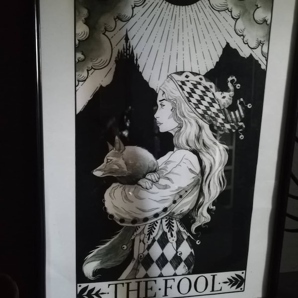 The Fool, Print of Original Tarot Art Illustration, A4 - Etsy