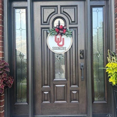 Ohio State Door Hanger Ohio State Buckeyes Ohio State Wreath the Ohio ...