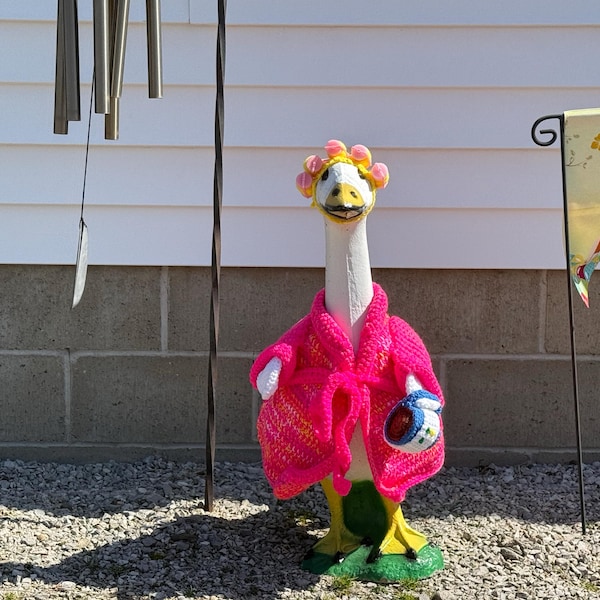 Handmade Crochet Goose Team Spirit Sweater Hoodie - Etsy