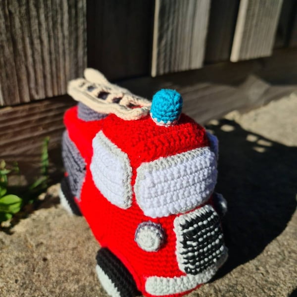 Fire Engine PDF Crochet Pattern - Etsy