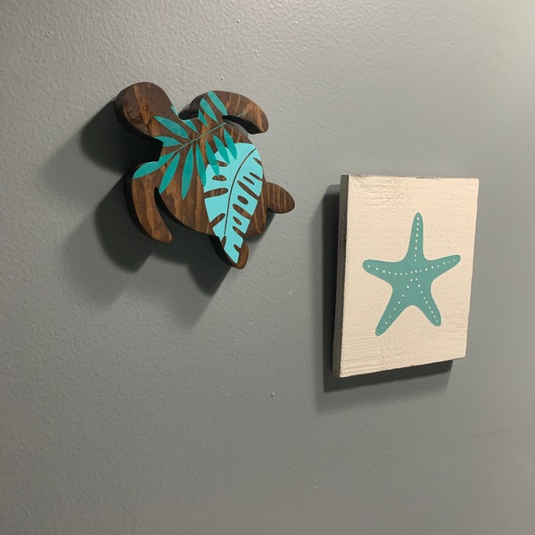 Home Sand Dollar Sign, Beach House Home Decor Coastal Wood Sign ...