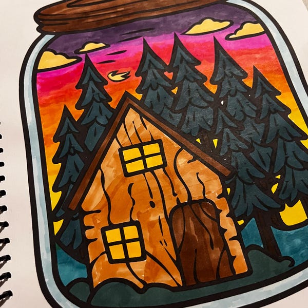 25 Little Creepy Clowns Coloring Book, Printable PDF, Horror Gothic ...