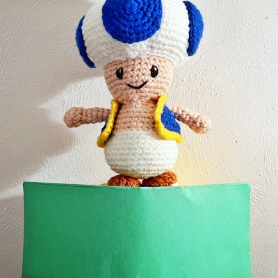 CROCHET PATTERN Toad Super Mario Bros PDF File English, French - Etsy